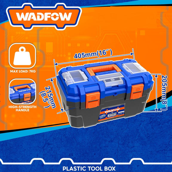 PLASTIC TOOL BOX 16" WTB1316 | Company: Wadfow | Origin: China – pakistanpowertools