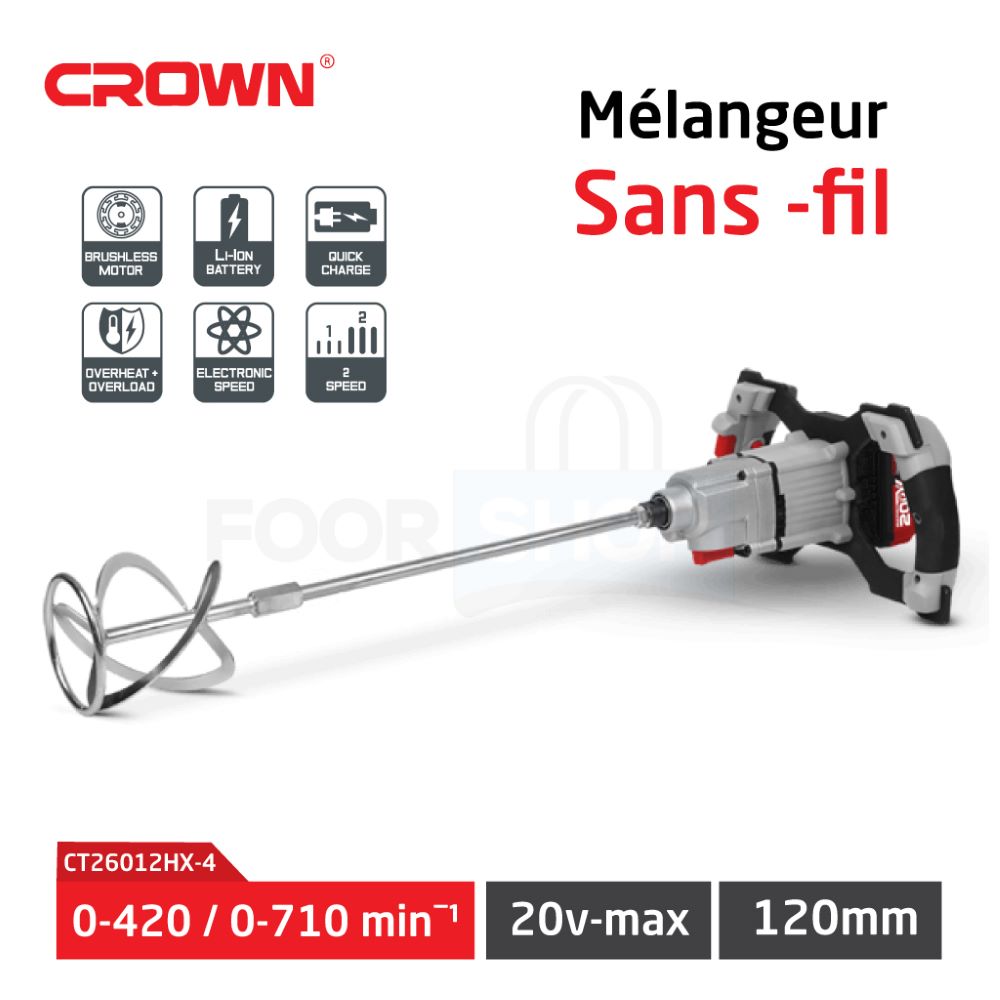 CORDLESS MIXER CT26012HX | Company : Crown | Origin : China ...