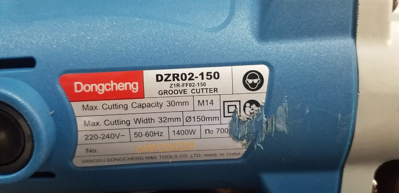 GROOVE CUTTER 6'' DZR02-150 | Company: Dongcheng | Origin: China ...